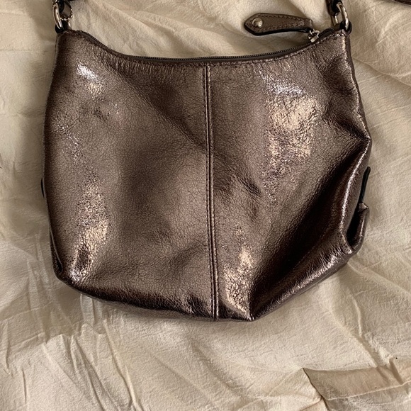 Coach | Bags | Coach Metallic Crossbody Purse | Poshmark